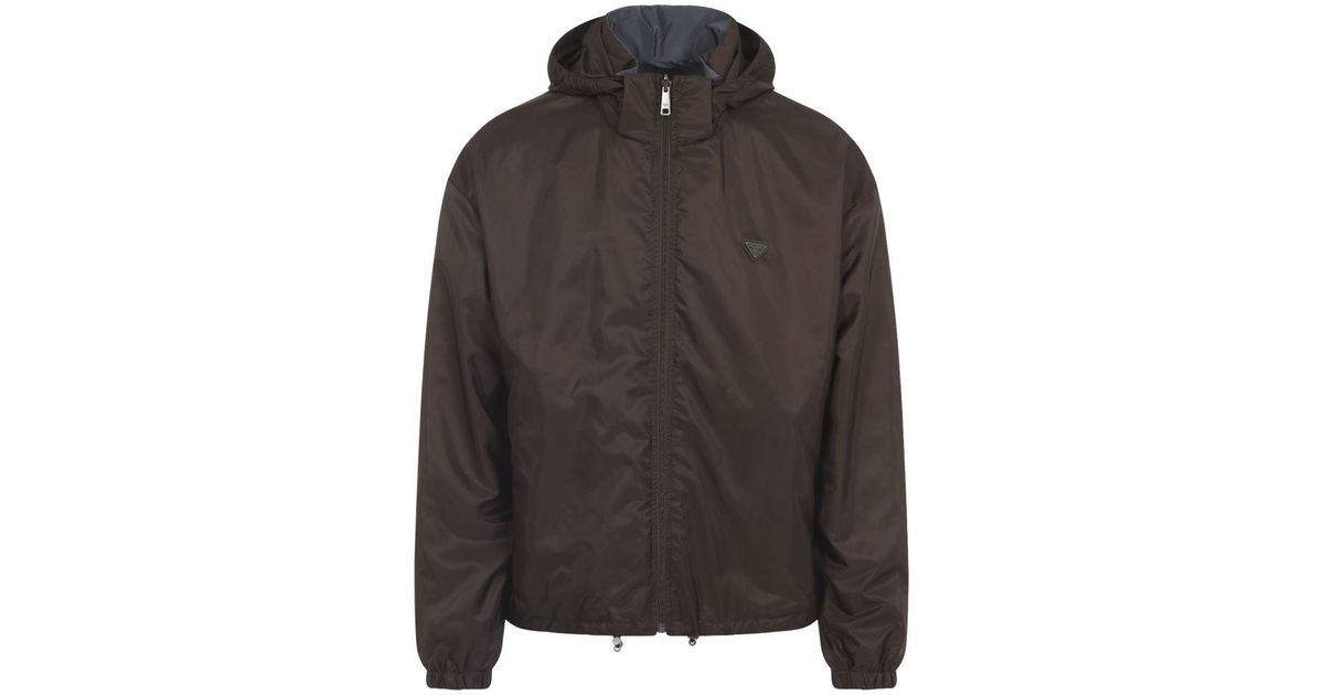 Prada Jacket in Brown for Men | Lyst UK