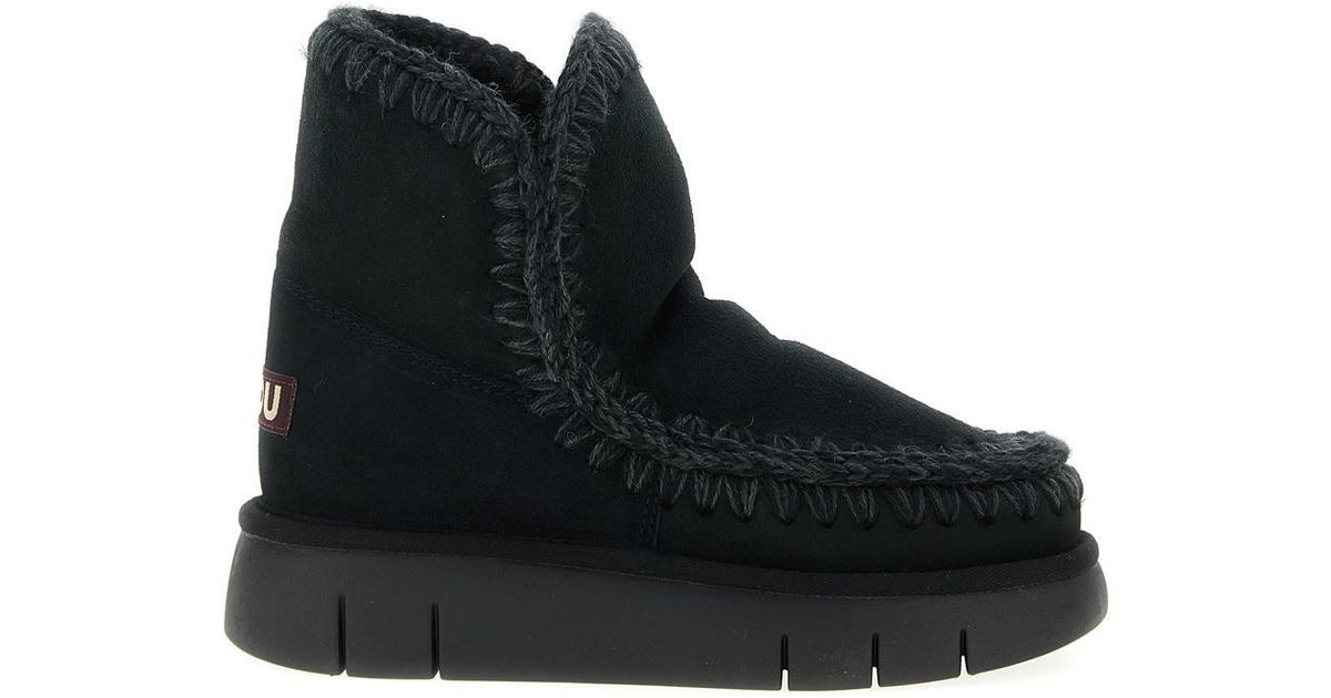 Mou 'Eskimo 18 Bounce' Ankle Boots in Black | Lyst UK