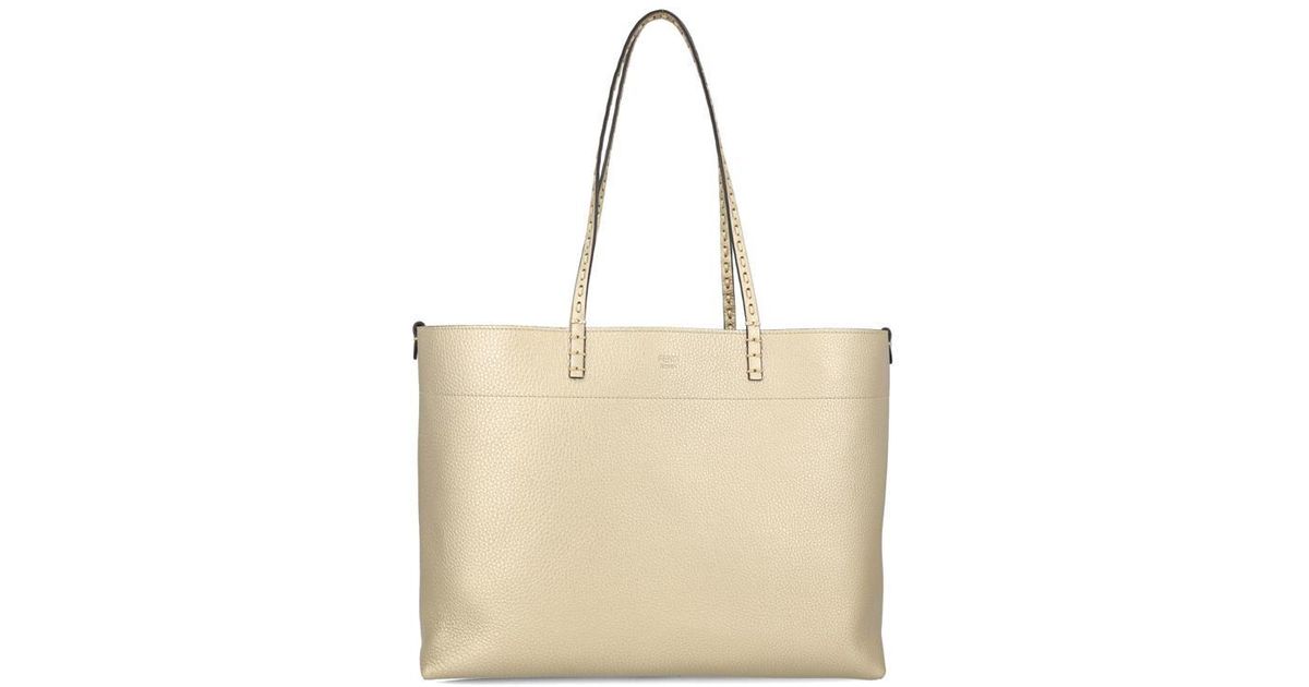 Fendi Bags in Natural | Lyst