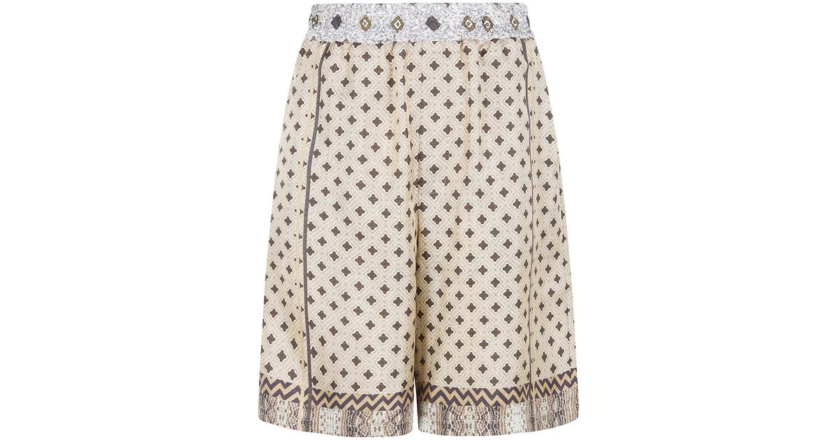 Pierre Louis Mascia "Aloe" Shorts Trousers Clothing in Natural | Lyst UK