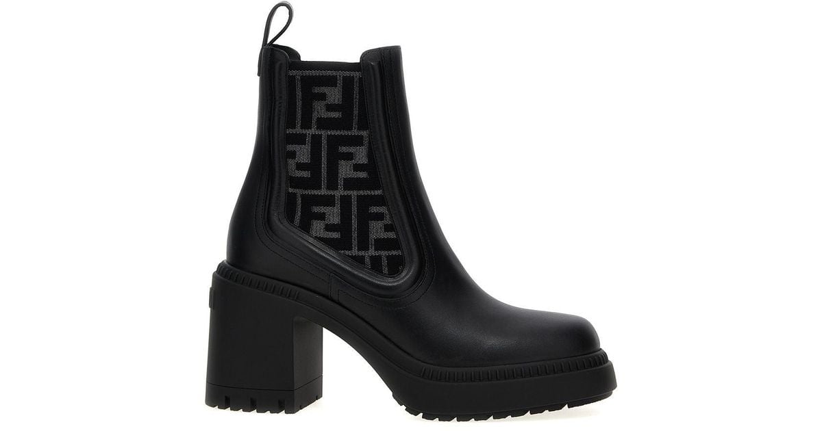 Fendi Boots in Black | Lyst