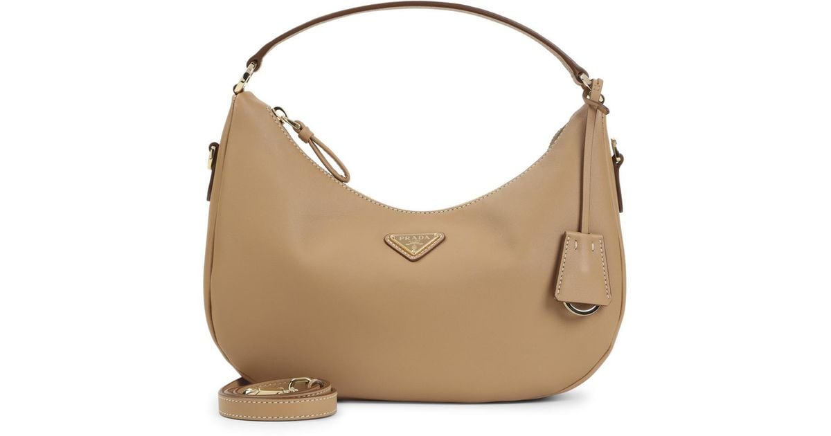 Prada Handbag in Natural | Lyst UK