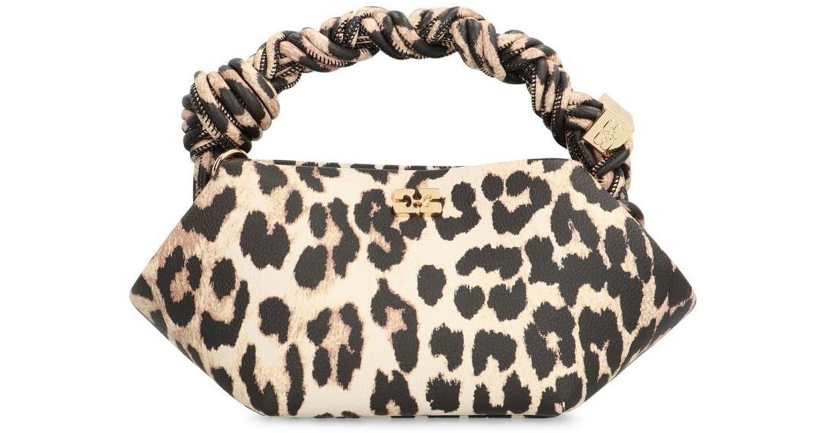 Ganni Mini Bou Bag With Leopard Print | Lyst UK