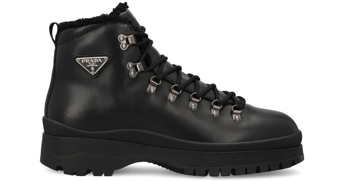 Prada Boots in Black for Men | Lyst