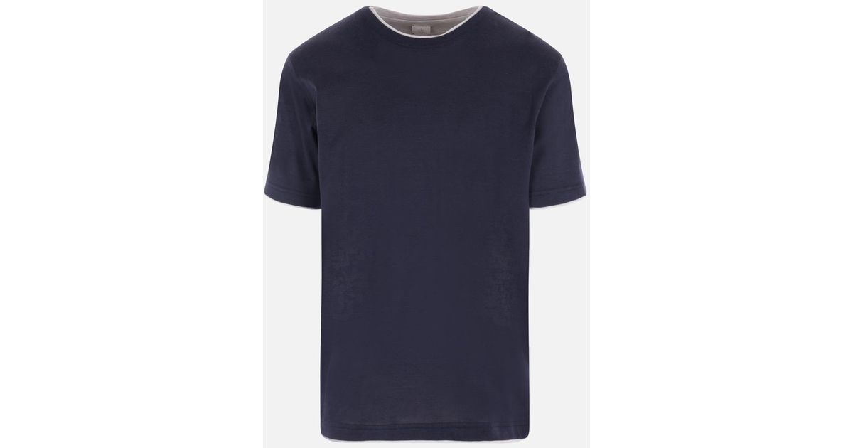 Eleventy T-Shirts And Polos in Blue for Men | Lyst UK