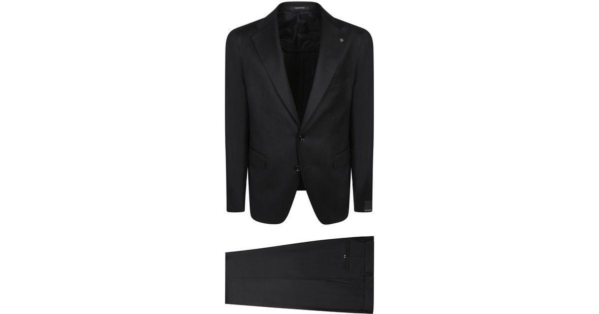 Tagliatore Suits in Black for Men | Lyst UK