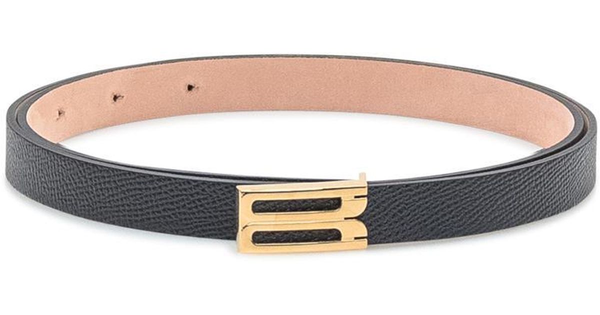 Victoria Beckham Belt in White | Lyst UK
