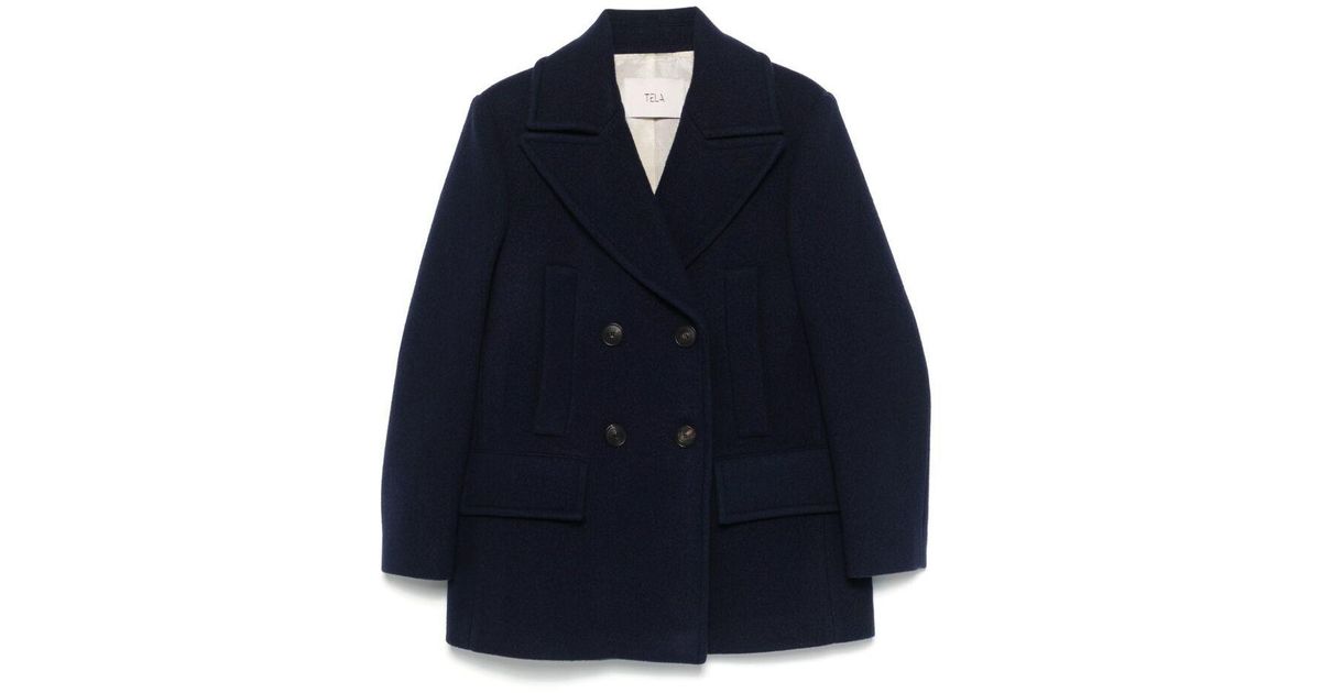 Tela Coats in Blue | Lyst