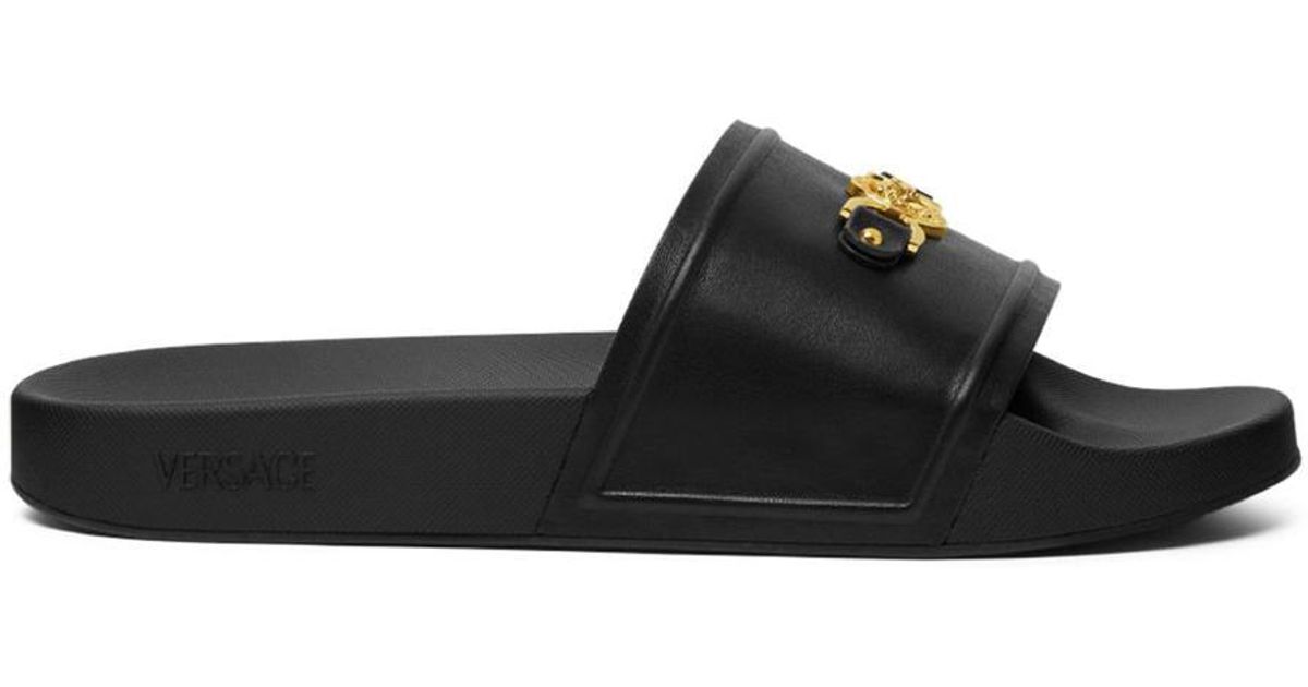 Versace Sandals in Black for Men | Lyst