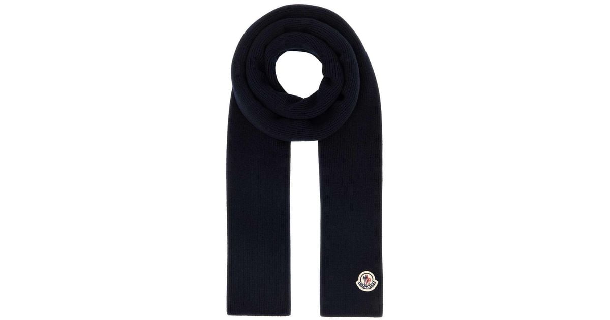 Moncler Scarves And Foulards in Black for Men | Lyst UK