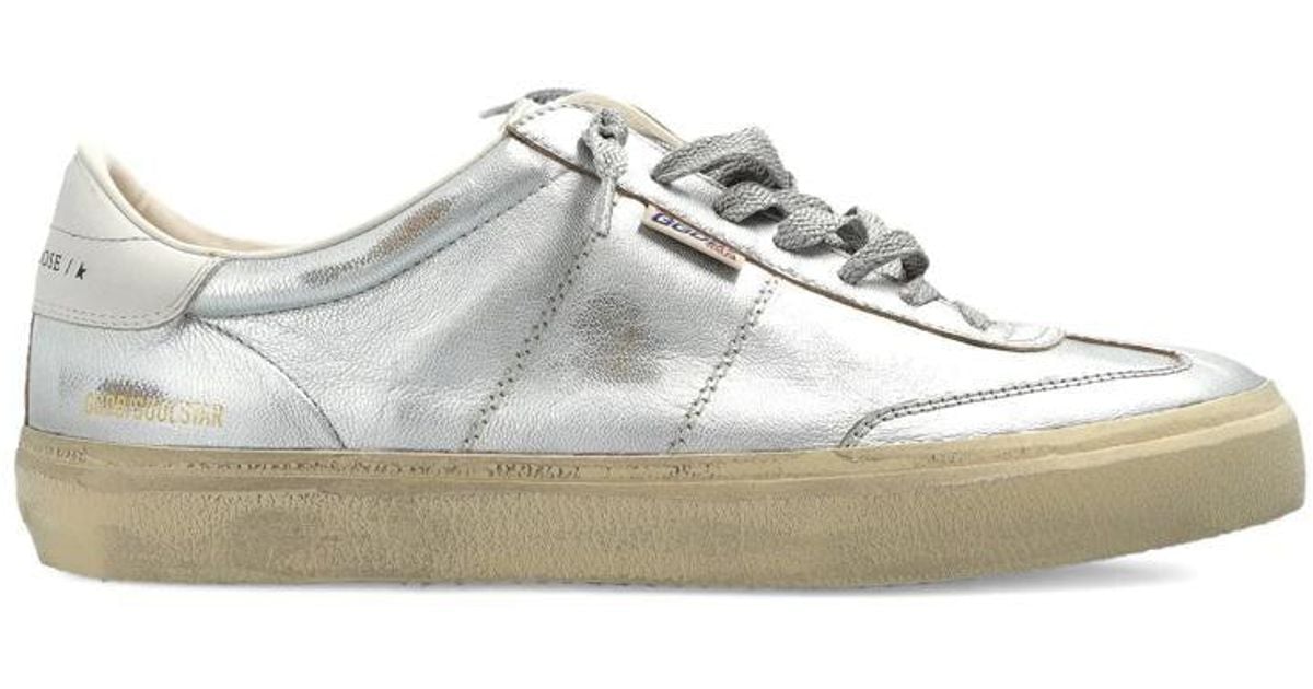 Golden Goose Soul-Star Laminated Upper Toe And Tongue Leather Heel ...
