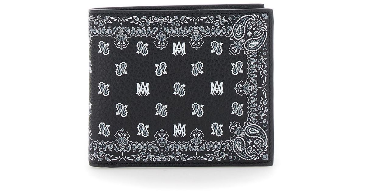 Amiri Bandana Bi-Fold in Gray for Men | Lyst