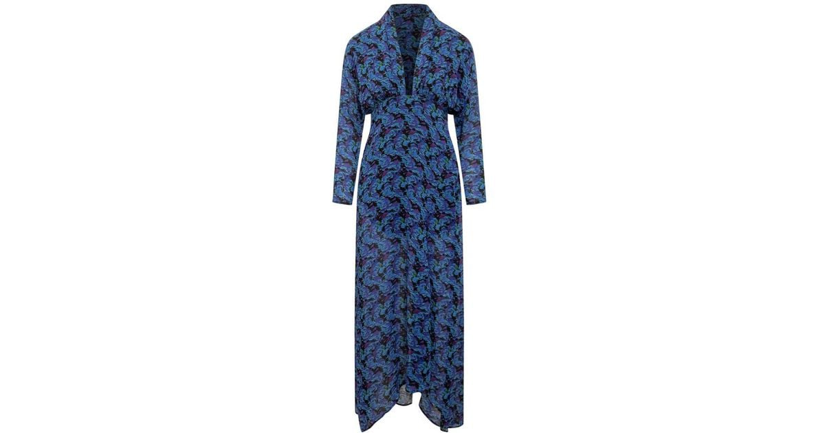 IRO Nollie Dress in Blue | Lyst UK