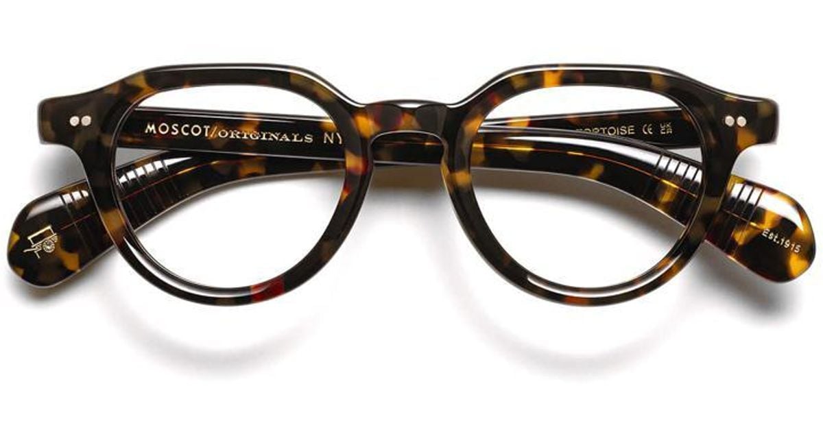 Moscot Eyeglasses in Black | Lyst