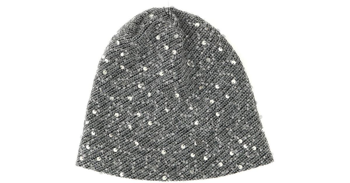 Maison Michel 'jude' Cap in Grey | Lyst UK