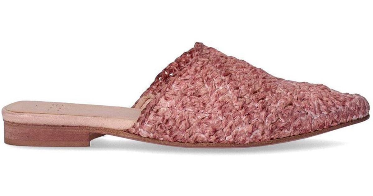 Zoe Chanel Pink Mule | Lyst