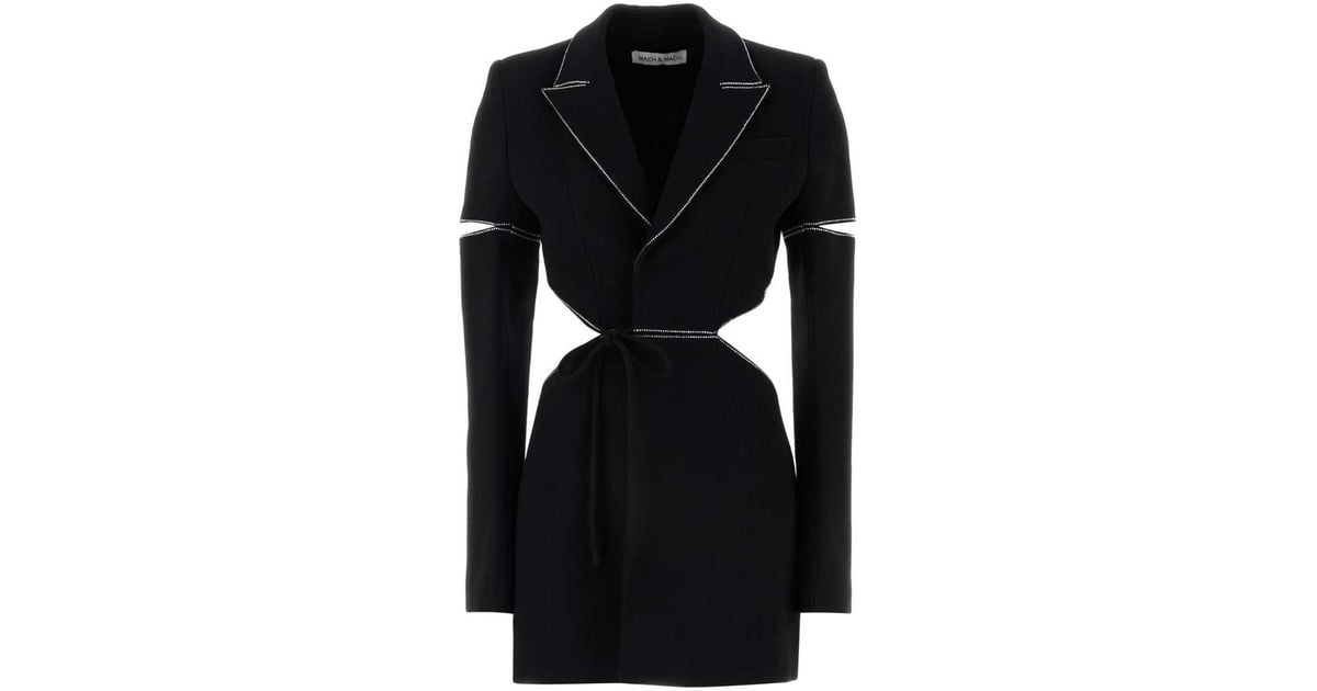 Mach & Mach Dress in Black | Lyst