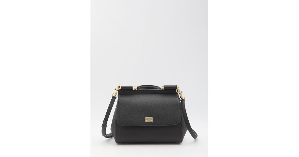 Dolce & Gabbana Dolce&Gabbana Large Sicily Bag in Black | Lyst