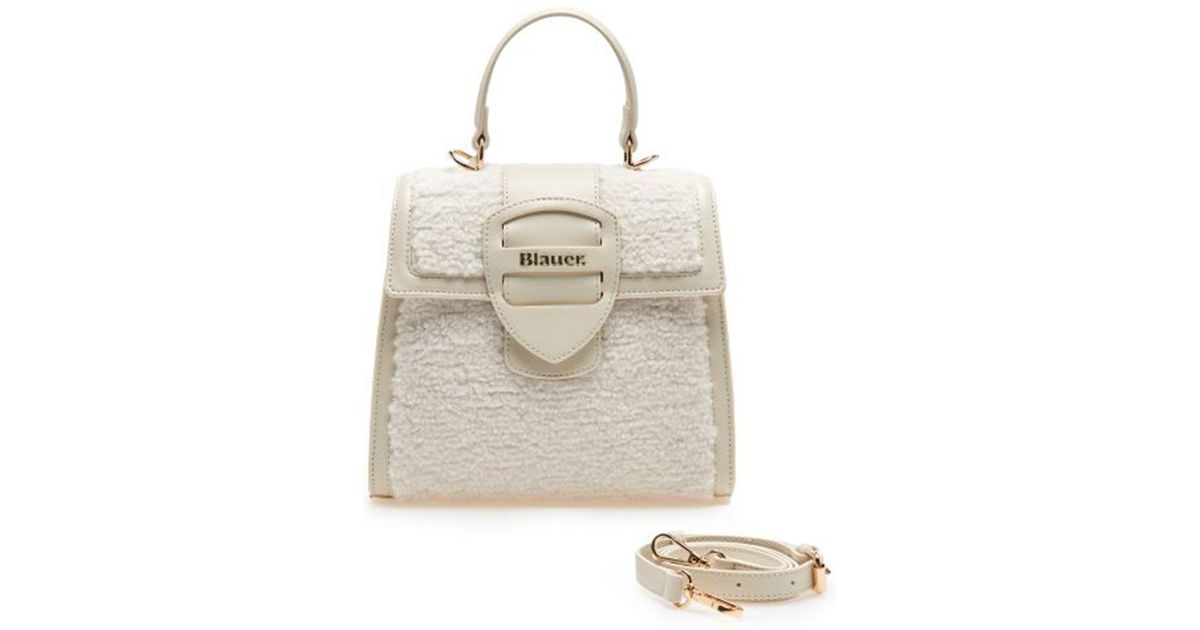 Blauer Usa Fur Crossbody Bags in Natural | Lyst