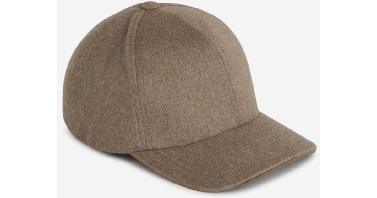 Sease Wool Felt Cap in Brown for Men | Lyst