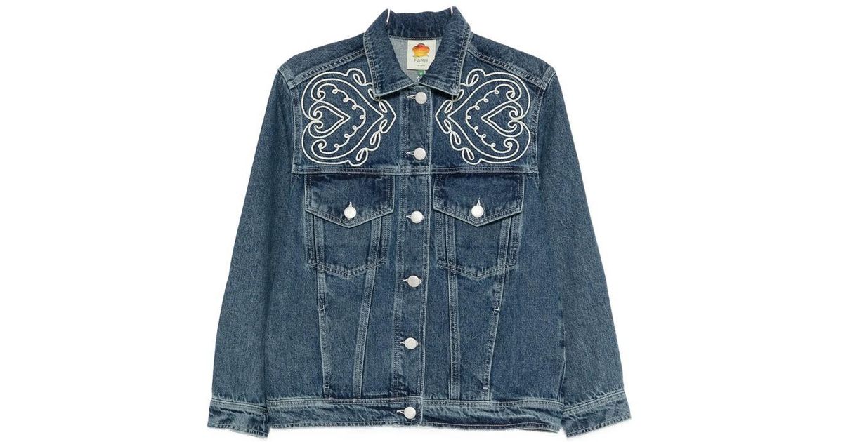 FARM Rio Jackets in Blue | Lyst UK