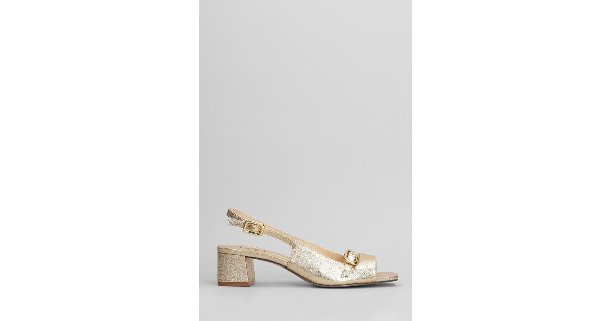 GOLD&ROUGE Parsley Sandals in Natural | Lyst