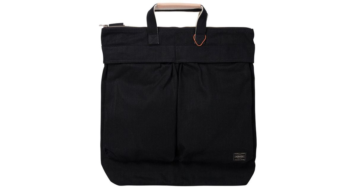 Porter-Yoshida and Co "Noir 2Way Helmet" Tote Bag in Black for Men | Lyst UK
