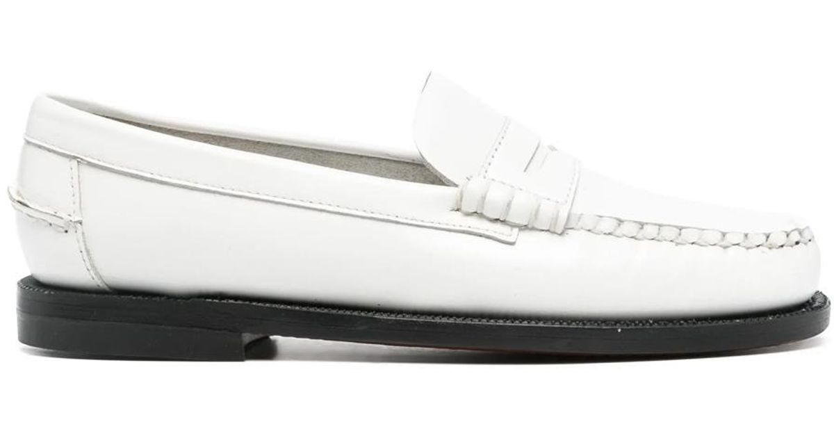 Sebago Classic Dan Pigment Shoes in White | Lyst