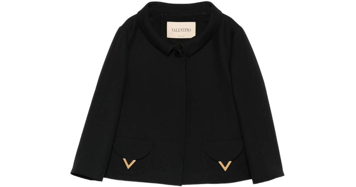 Valentino Garavani Jacket Clothing in Black | Lyst UK