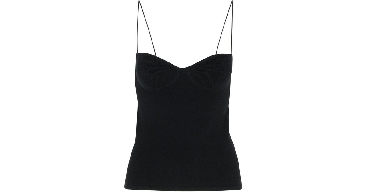 Lisa Yang 'Alicia' Cashmere Top in Black | Lyst