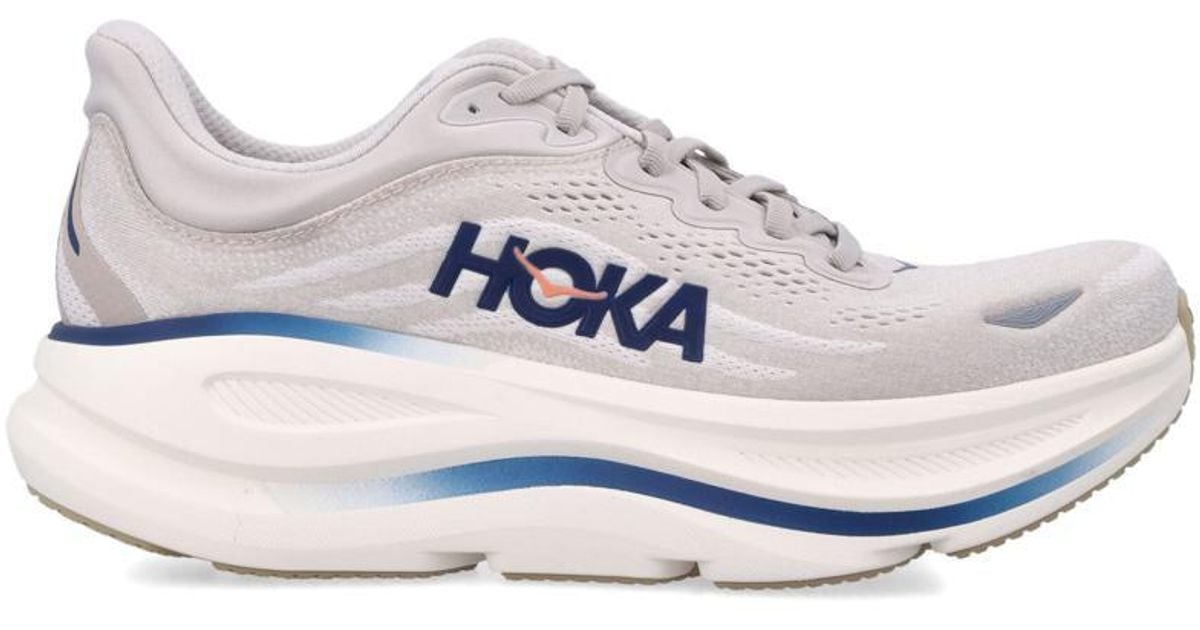 Hoka One One Bondi 9 in White | Lyst UK