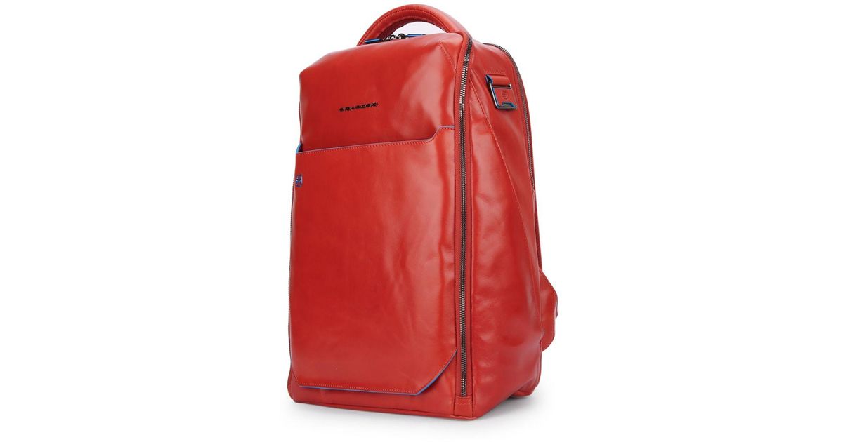 Piquadro Backpack Bags in Red | Lyst