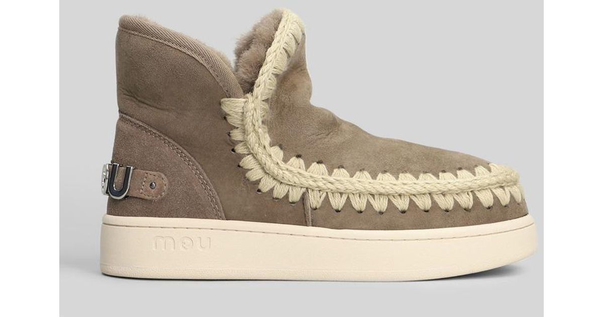 Mou New Eskimo Sneaker Sneakers in Grey | Lyst UK