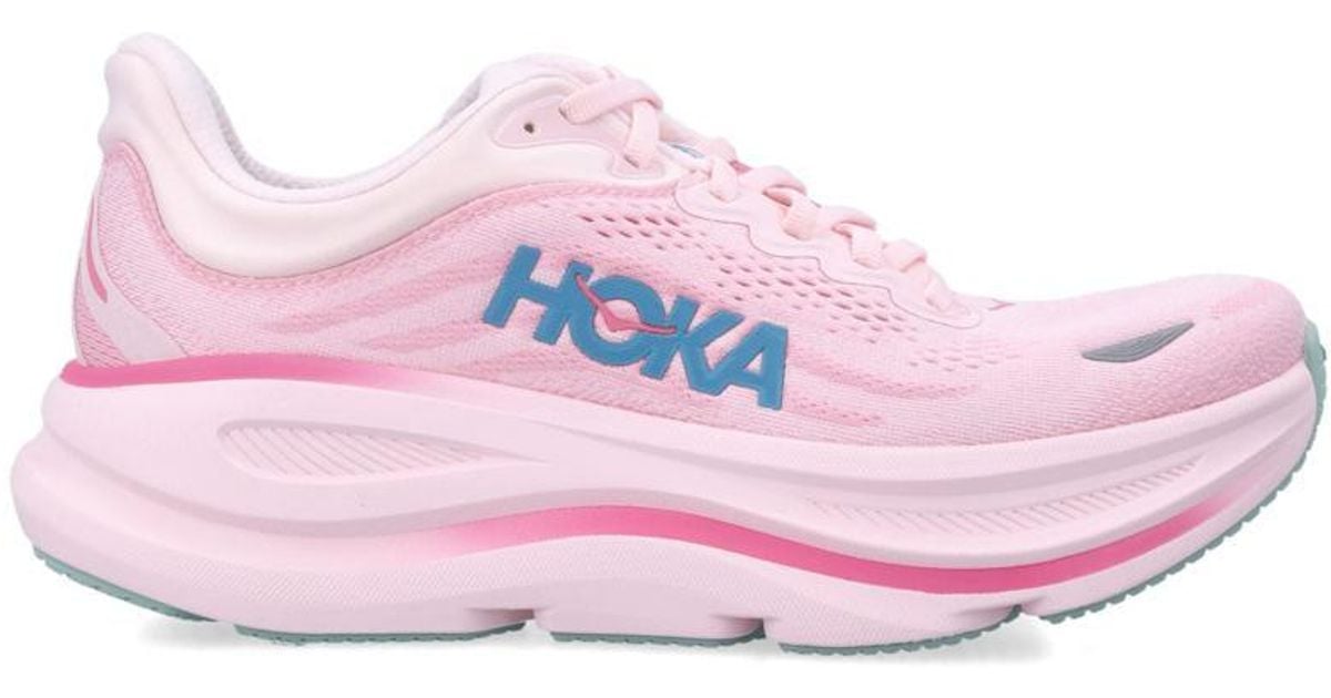 Hoka One One Bondi 9 in Pink | Lyst UK