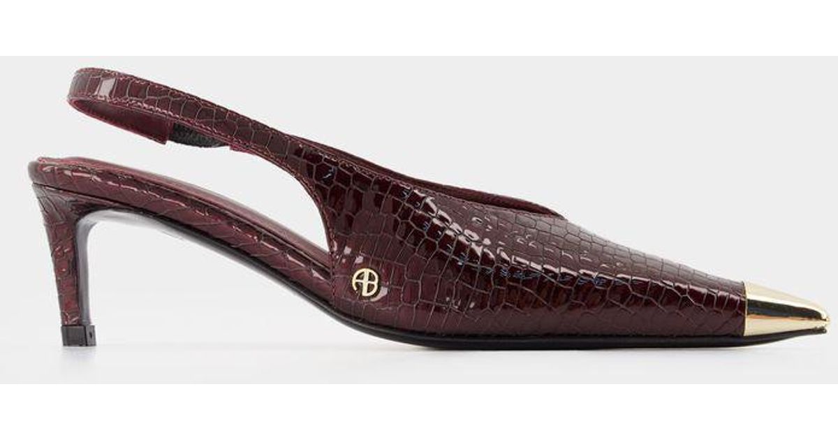 Anine Bing Nina Pumps in Red | Lyst