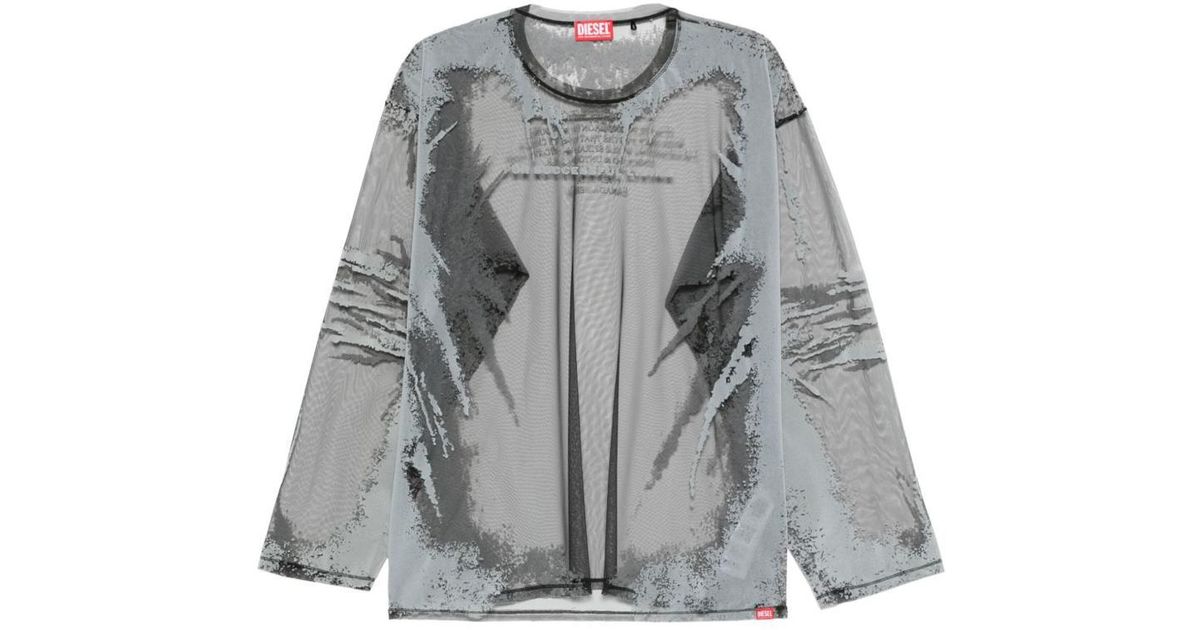 DIESEL Sweaters in Grey for Men | Lyst UK