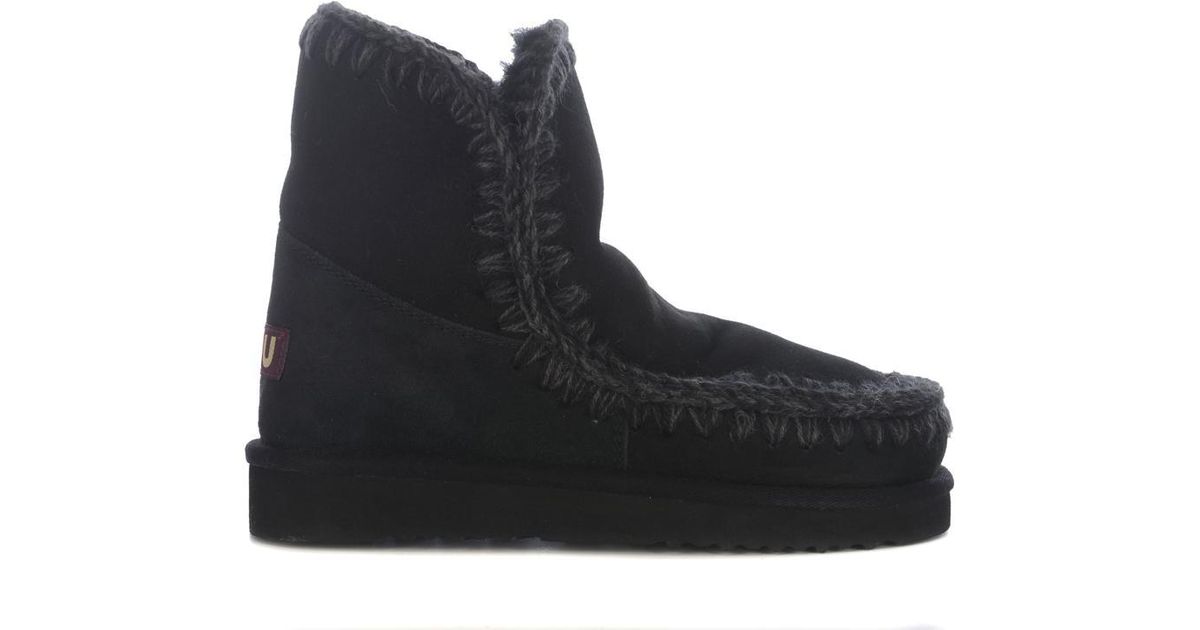 Mou Ankle Boots "Eskimo18" in Black | Lyst