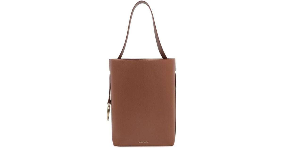 Victoria Beckham Dia Bucket Bag in Brown | Lyst UK