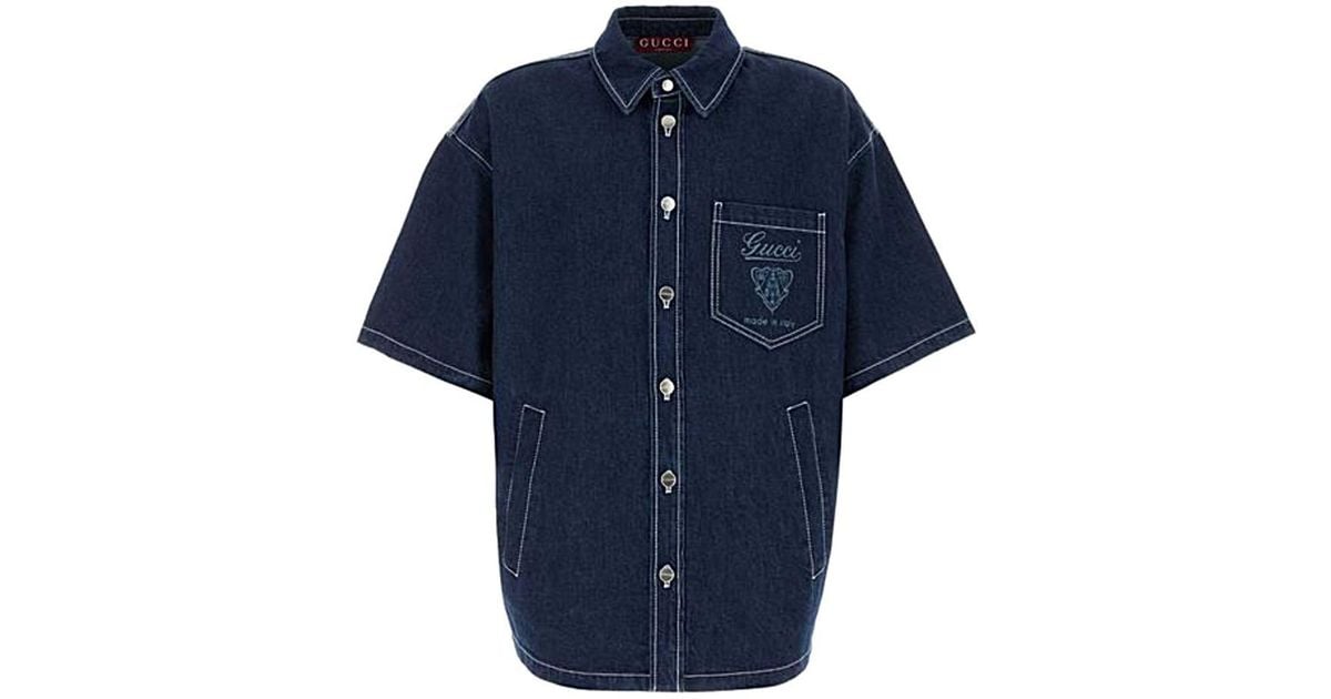 Gucci Topwear in Blue for Men | Lyst UK