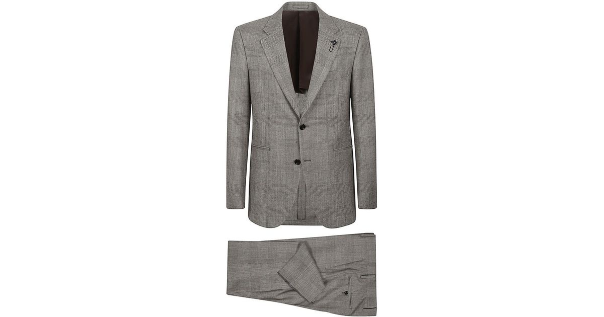 Lardini Suit in Grey for Men | Lyst UK