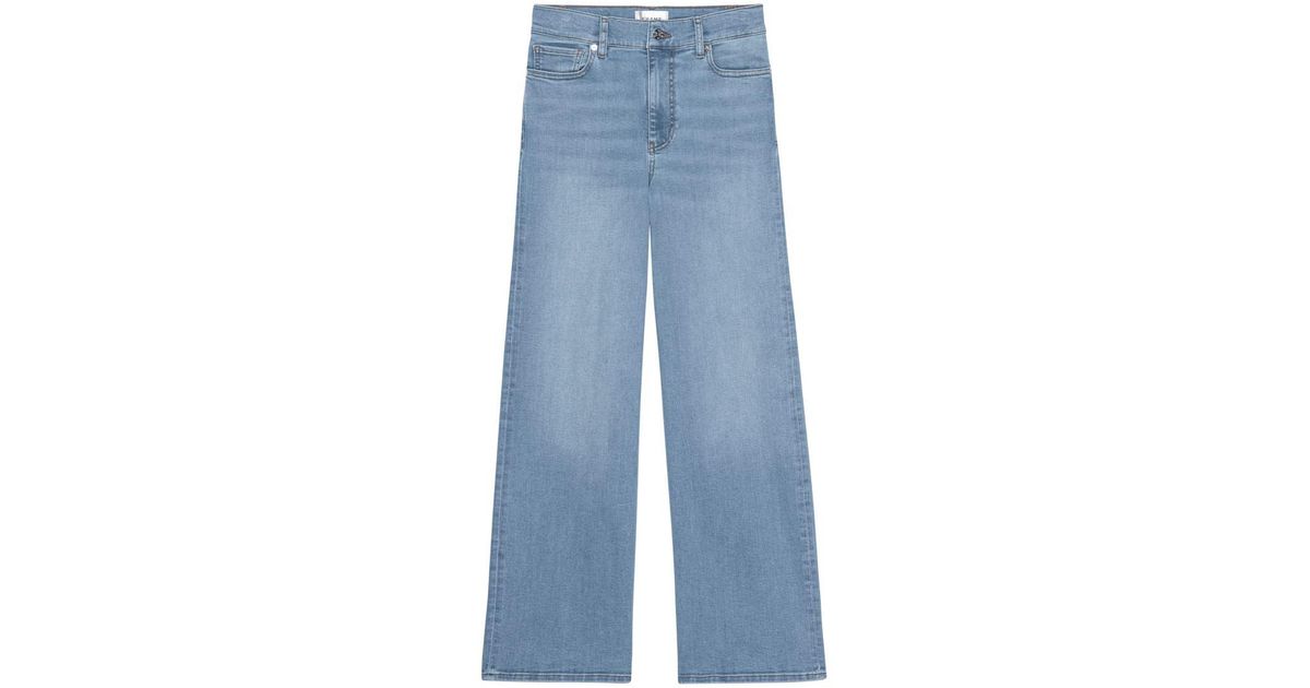 FRAME Le Slim Palazzo Jeans in Blue | Lyst UK