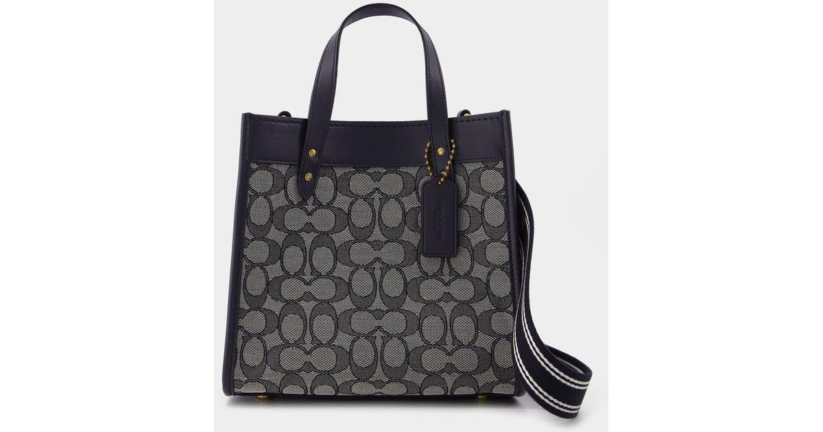 COACH Field Tote 22 Tote Bag in Black | Lyst