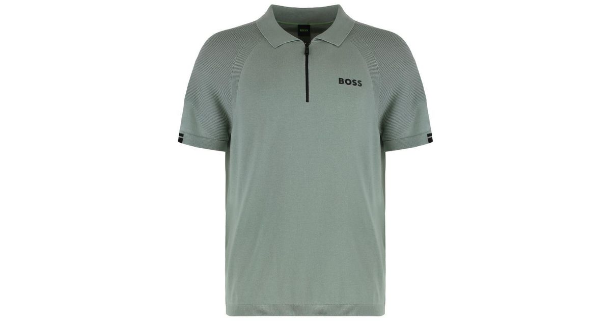 BOSS Polo K Perform Max in Green for Men | Lyst UK