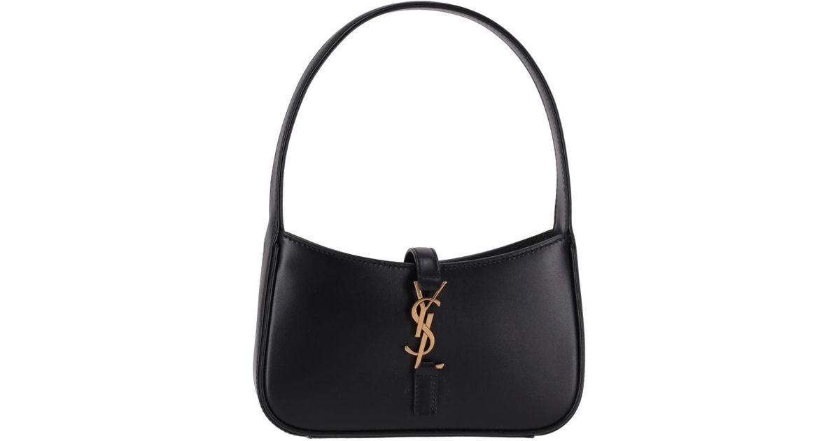 Saint Laurent M.Bag Hobo 5A7 Queens Calf in Black | Lyst UK