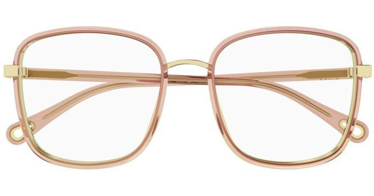 Chloé Eyeglasses in Natural | Lyst UK