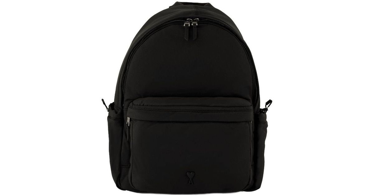 Ami Paris De Coeur Backpack in Black | Lyst