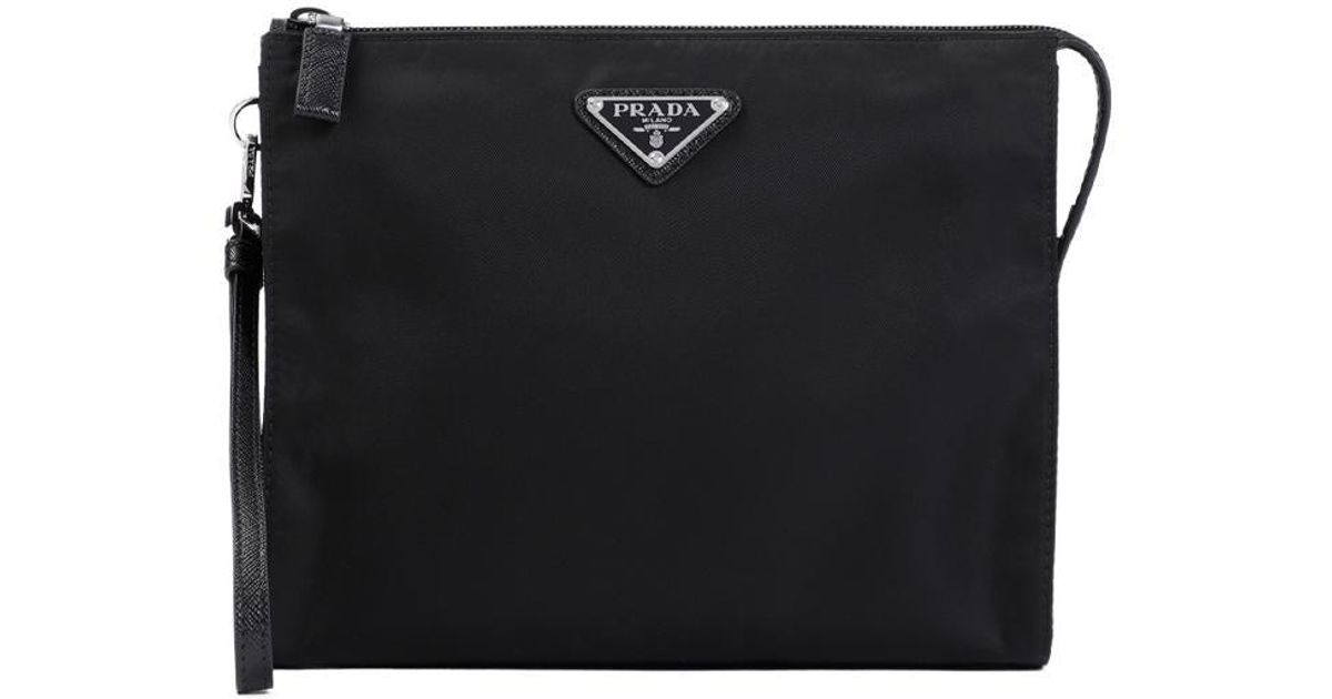 Prada Smallleathergoods in Black for Men | Lyst