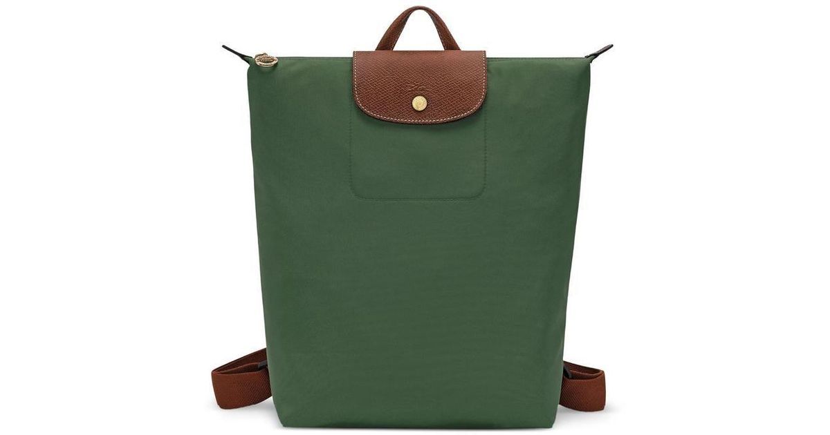 Longchamp Backpacks in Green | Lyst
