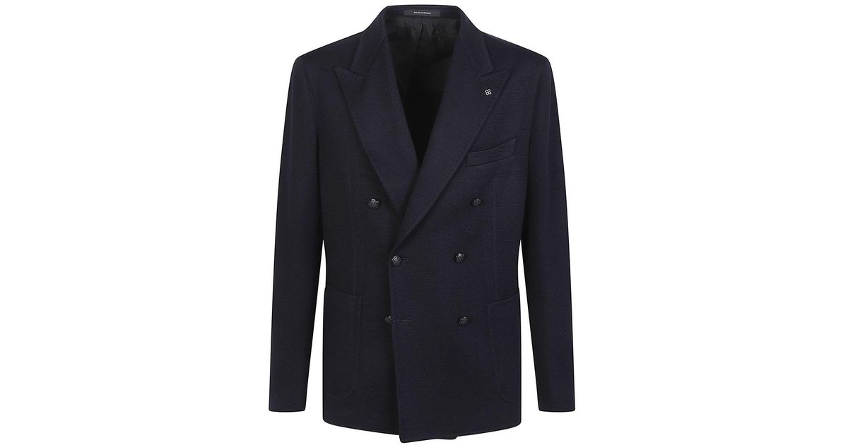 Tagliatore Jacket in Blue for Men | Lyst UK