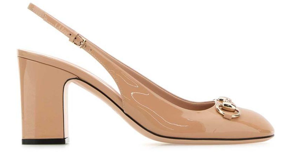 Gucci Sandals in Natural | Lyst